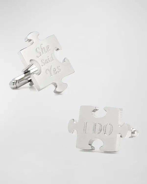 CUFFLINKS, INC. Wedding Puzzle Piece