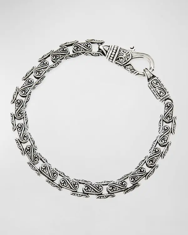 Konstantino Scroll Oval Link Bracelet