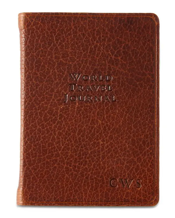 GRAPHIC IMAGE World Travel Leather Journal