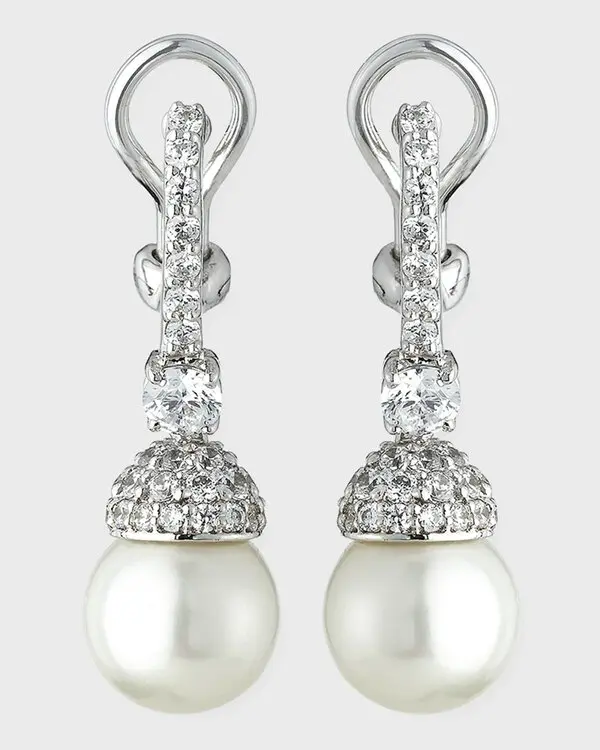 FANTASIA BY DESERIO Pearly Drop Earrings