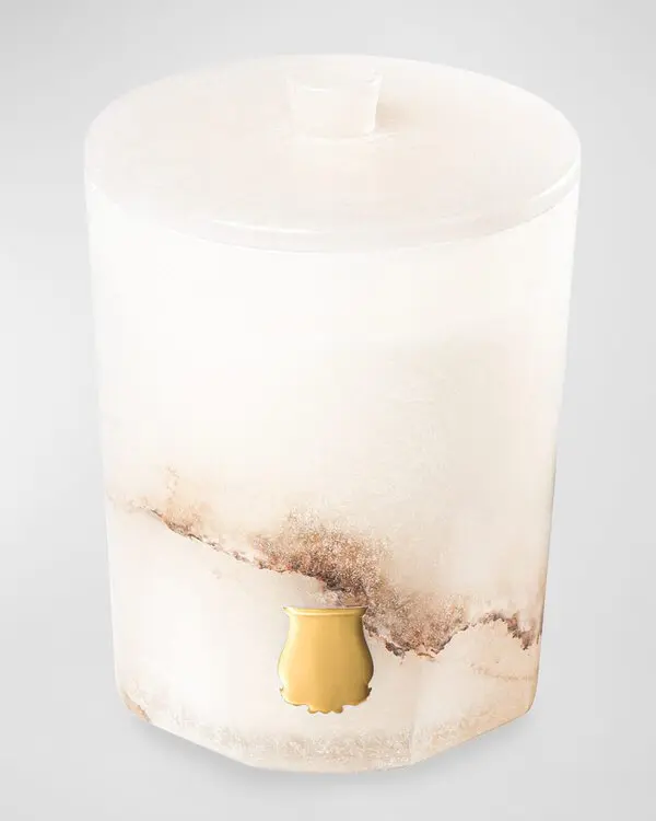 TRUDON Abd El Kader Alabaster Candle, Moroccan Mint Tea, 9.5 Oz