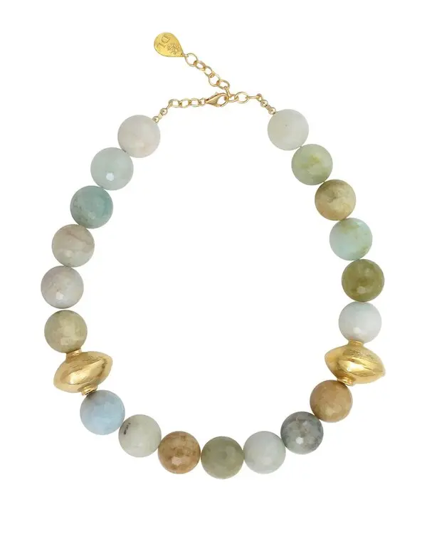 DEVON LEIGH Beaded Amazonite Necklace - Multi
