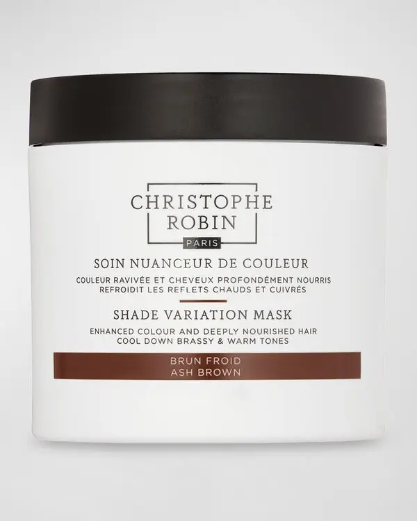 Christophe Robin Shade Variation Care Nutritive Mask With Temporary Coloring - Ash Brown