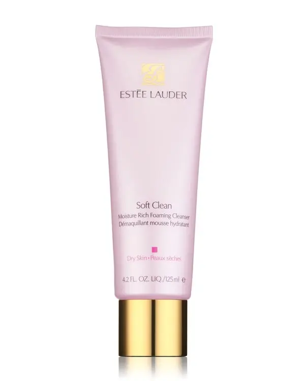 Estée Lauder Soft Clean Moisture Rich Foaming Facial Cleanser, 4.2 Oz