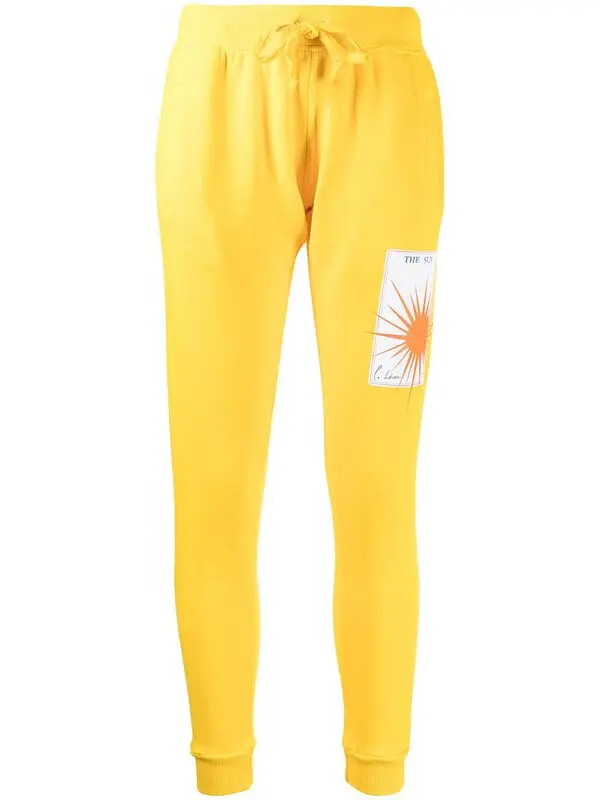LA DETRESSE Logo-patch Cotton-blend Track Pants