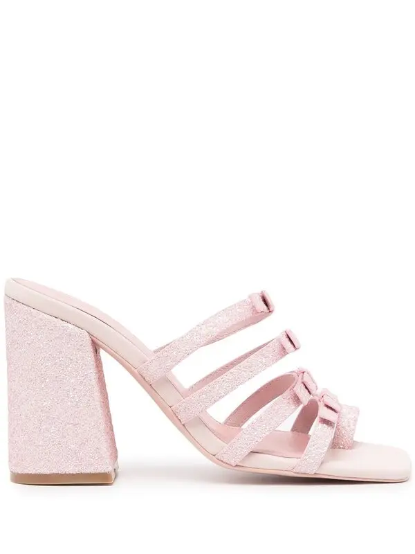 MACGRAW Dorothy Glitter-detail Sandals - Pink