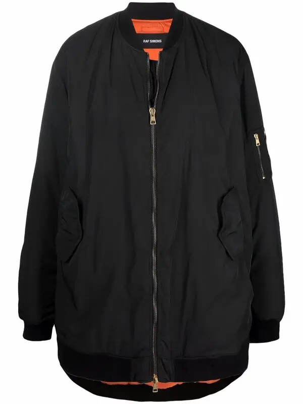 Raf Simons Equanimity Bomber Jacket In Black - 45% Off | Editorialist