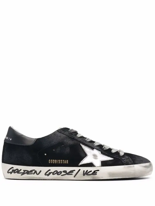 Golden Goose Super-star Low-top Sneakers - Black