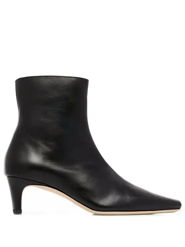 Staud Wally Ankle Boots - Black