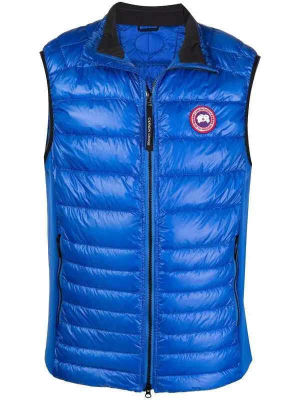 Canada Goose Chest Logo-Patch Gilet In Blue - 12% Off | Editorialist