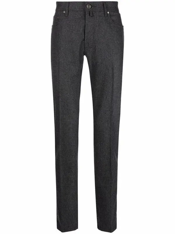 Jacob Cohen Straight-leg Tailored Trousers - Grey
