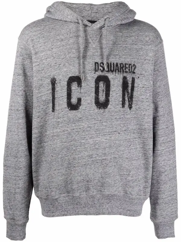 Dsquared2 Logo-print Hoodie - Grey