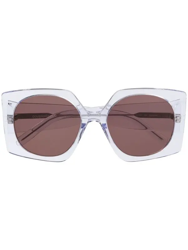COURREGES Eyewear Oversized Geometric-frame Sunglasses