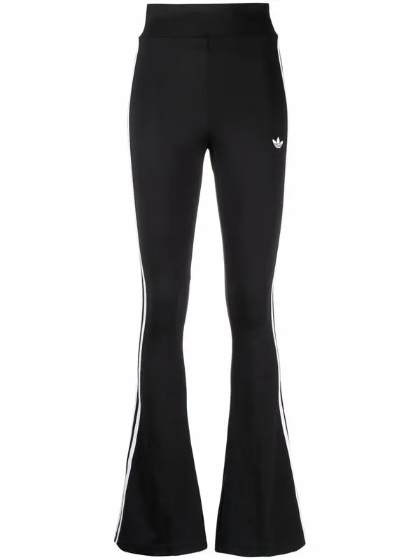 Adidas Flared Track Pants - Black | Editorialist