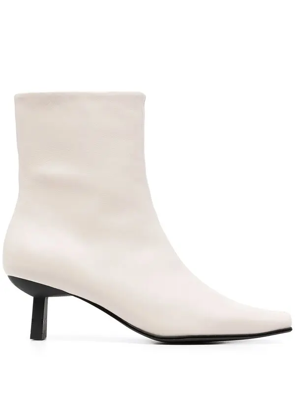 Senso Orly Heeled Leather Boots - White
