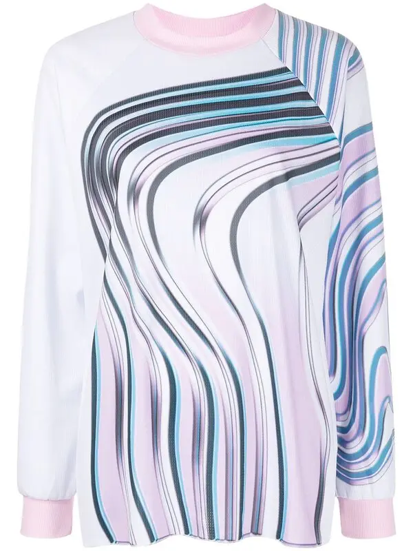MAISIE WILEN Wave-print Top
