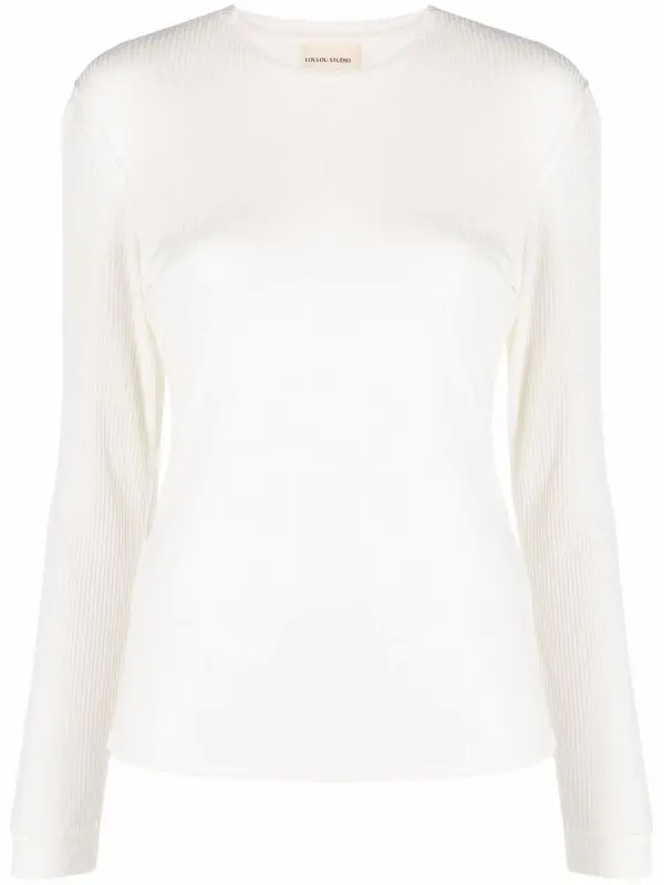 Loulou De Saison Ortigia Round-neck Jumper - Neutrals