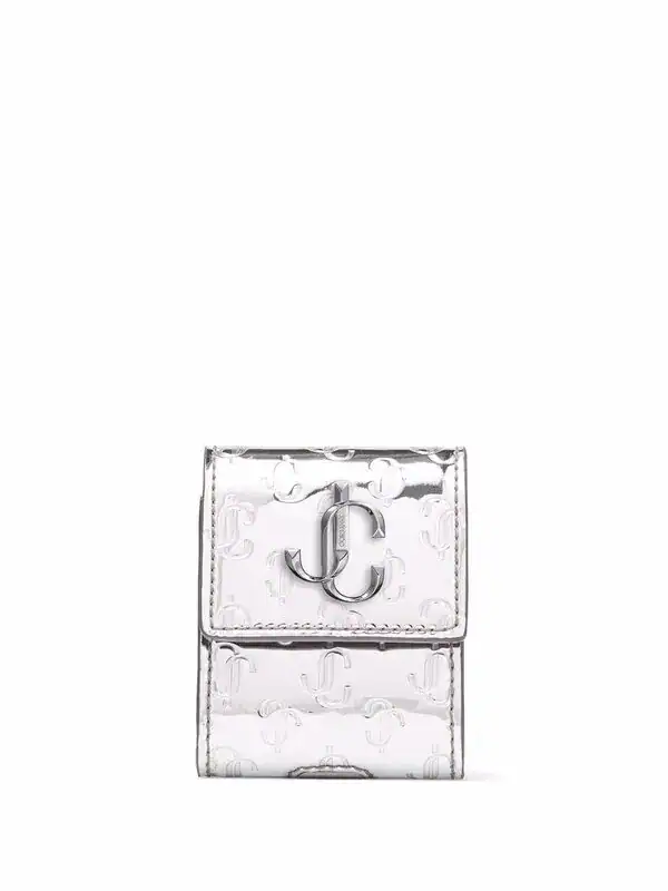 Jimmy Choo Airpods Case With Chain In Silver - 50% Off | Editorialist