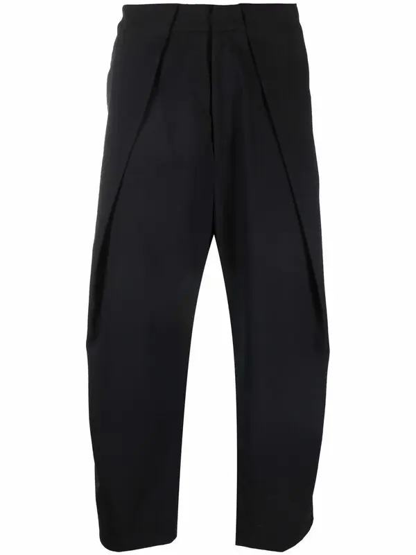 Balmain Draped Cropped Trousers
