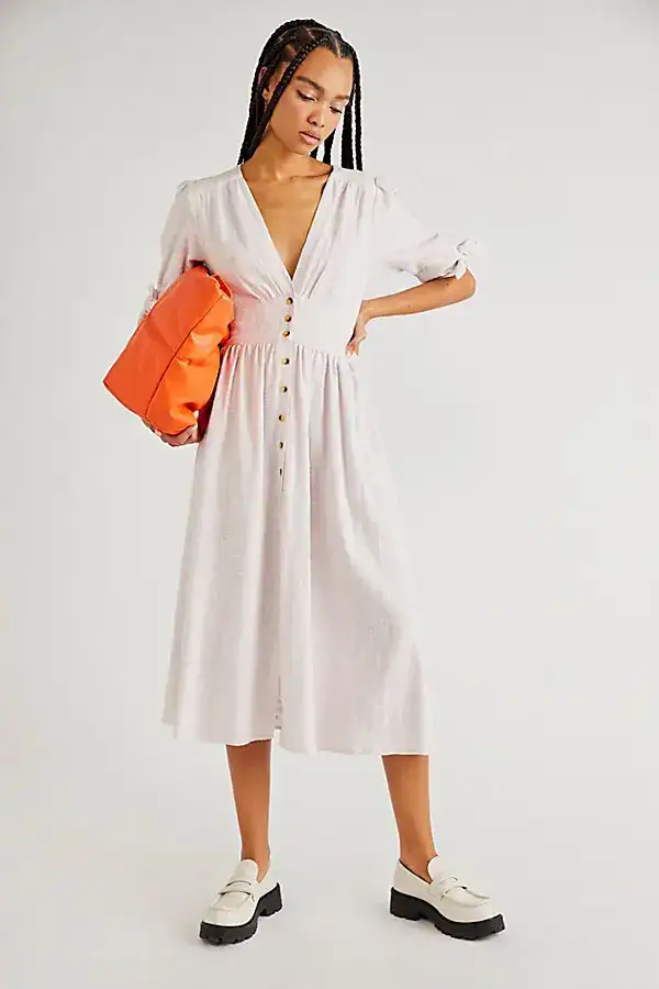 long sleeve midi satin dress Green High Neck Long Sleeve Crystal Detail Dress