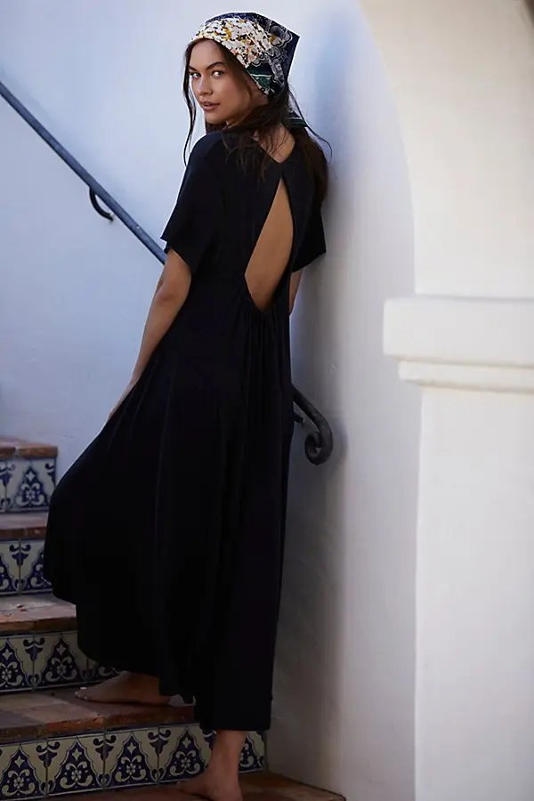 Fp Beach Isabel Tee Dress - Black | Editorialist