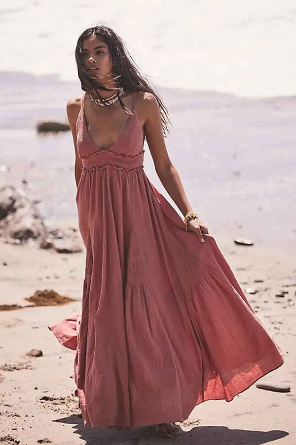 slim fit dress slacks Greek Goddess dress free people boho chic | Everything Bohemian main image 0