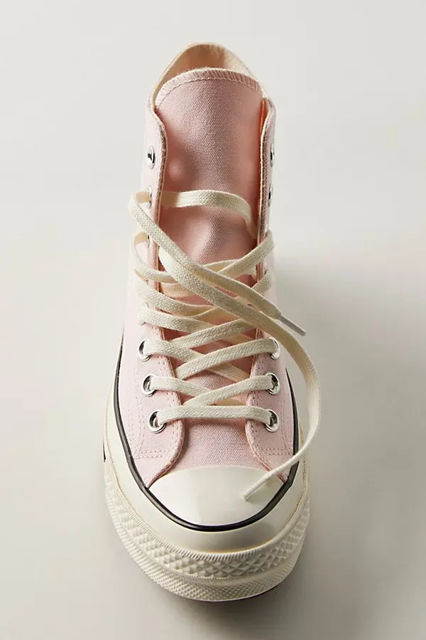 CONVERSE Chuck 70 Recycled Canvas Hi-top Sneakers - Pink Frosting