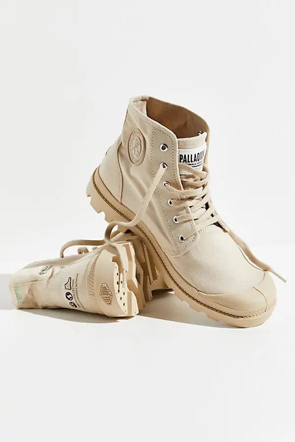 Palladium Pampa Hi Organic Ii Boots Light Sand Editorialist