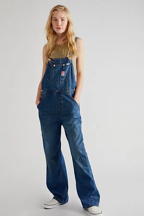 Buy Wrangler Straight Leg Bib Overalls - Kelp At 40% Off | Editorialist