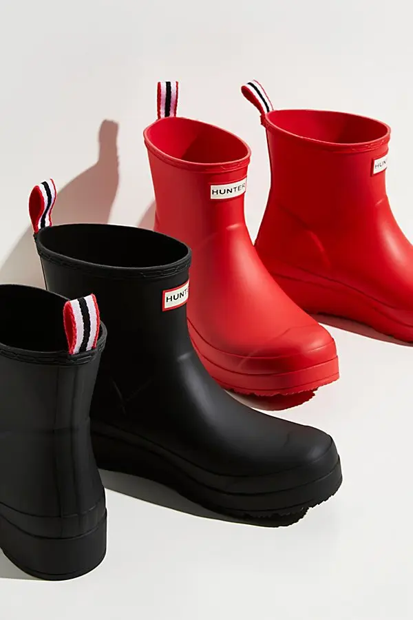 Hunter Play Short Wellies - Black