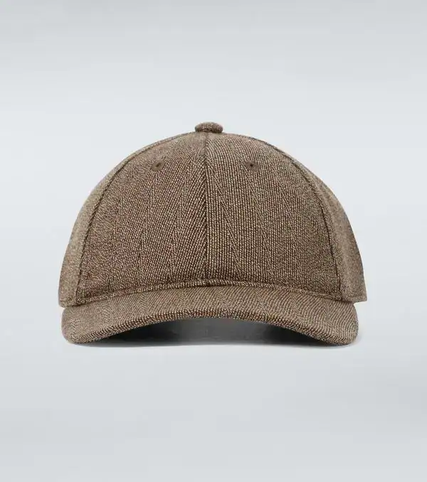 新品　OUR LEGACY Ballcap tweed baseball cap Our Legacy Ballcap Tweed Baseball Cap In Brown - 40% Off