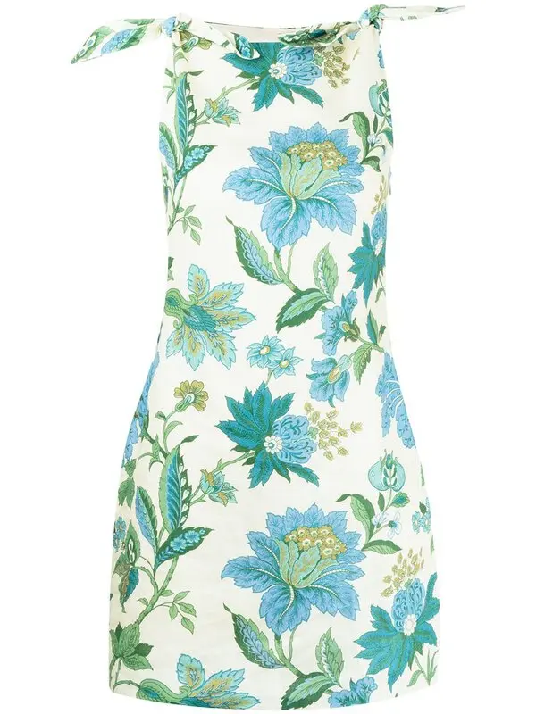 Sir. Alexandre Cut-Out Mini Dress In Blue - 30% Off