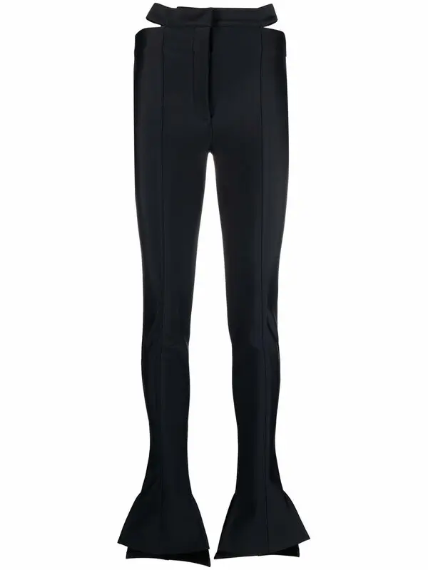 MUGLER Cut-out Detail Trousers