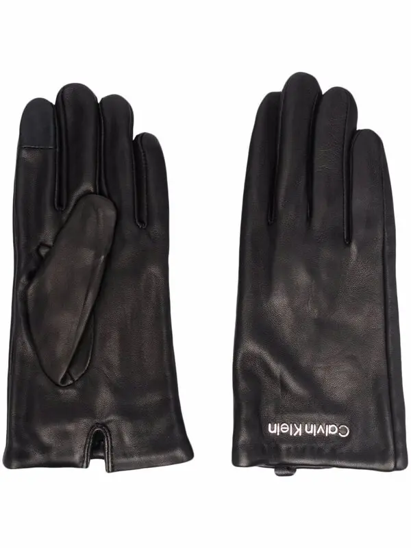 Calvin Klein Plaque Gloves