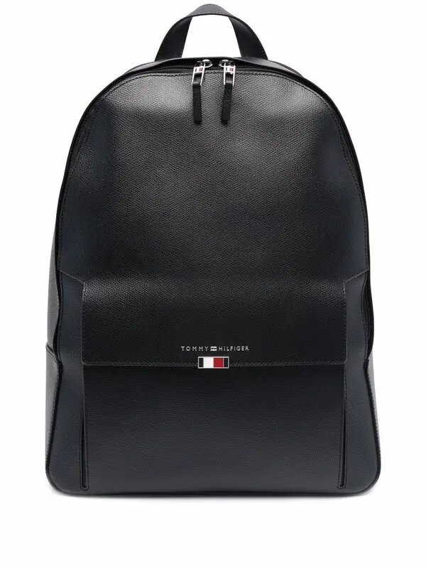 Leather Backpack Saffiano Backpack Tommy Tommy Hilfiger Business