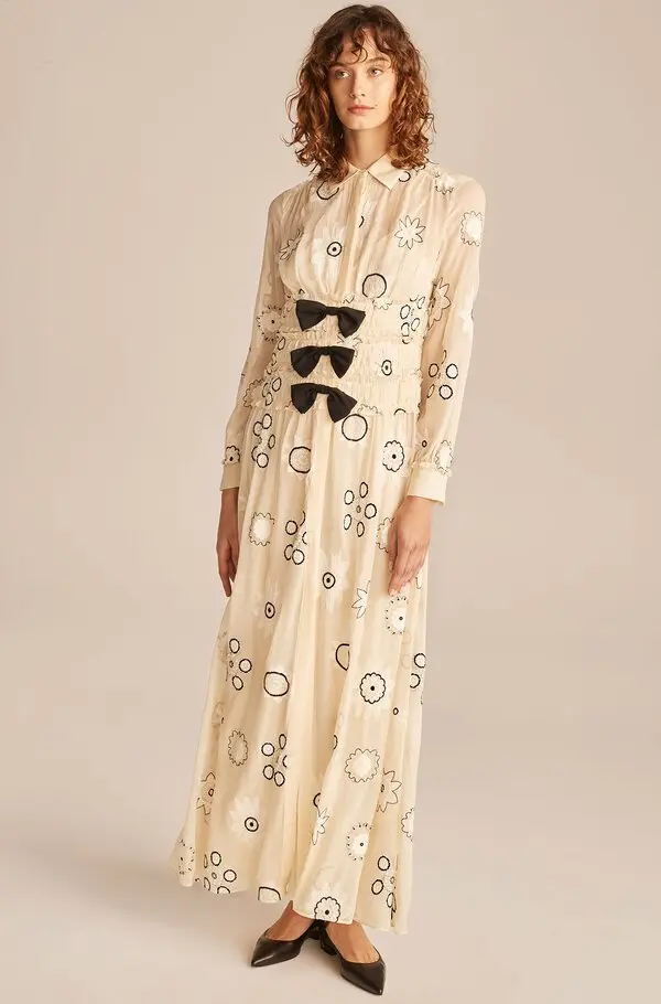 sachin and babi light blue dress Elegant 2024 Lace Embroidery White Dress For Women |... From  Sunshine_girls, $57 main image 0