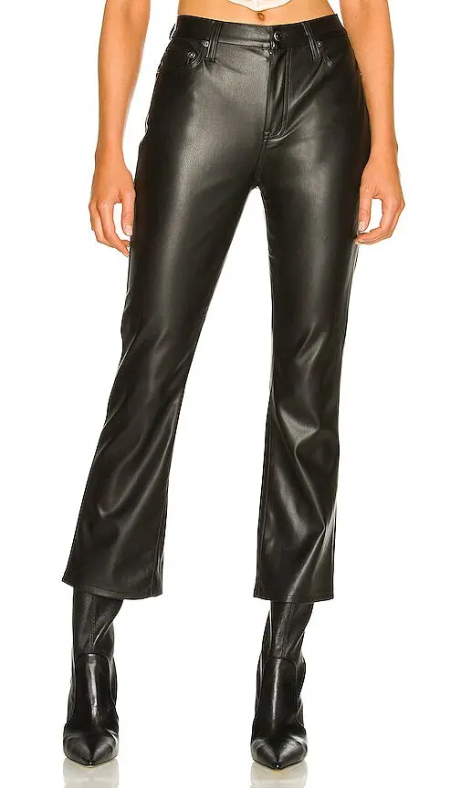 PISTOLA Lennon High Rise Cropped Boot Pant - Slate Black