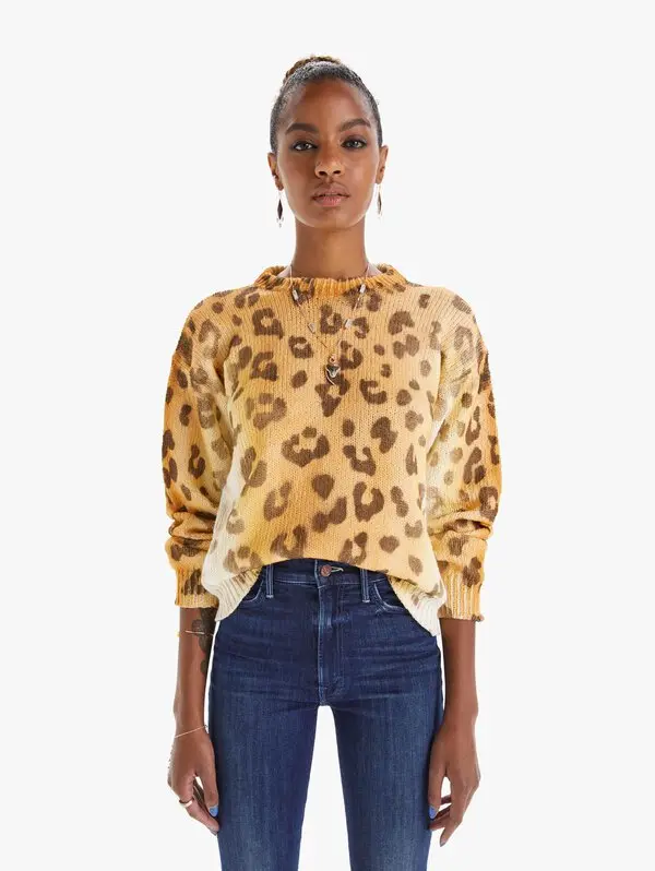 MOTHER The Jumper Shady Cat Sweater - Multi | Editorialist