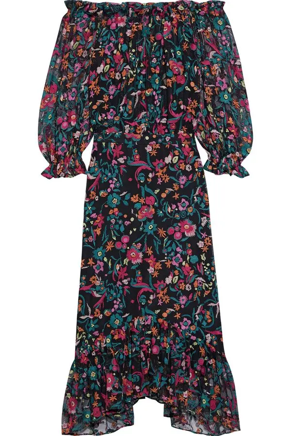 navy blue sequin dress La Femme 31787 - Long Beaded Sheath Dress