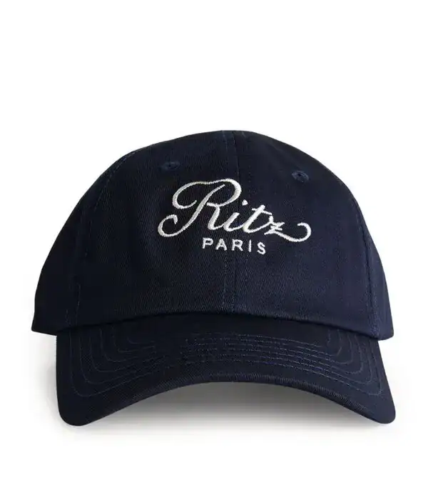 Frame X Ritz Paris Baseball Cap - Navy | Editorialist