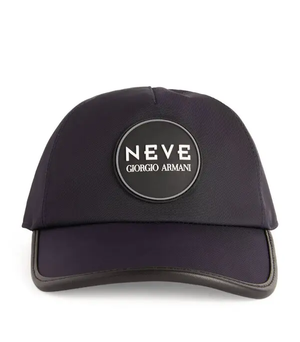 Giorgio Armani Neve Baseball Cap Blue Editorialist