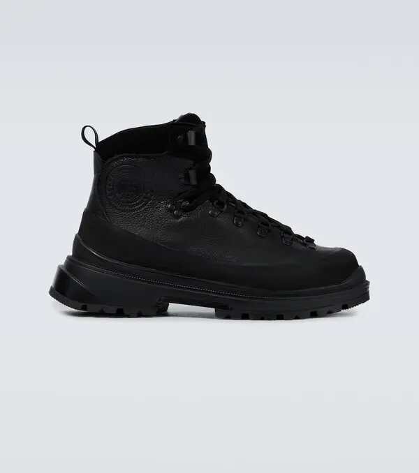 Canada Goose Journey Leather Hiking Boots - Black