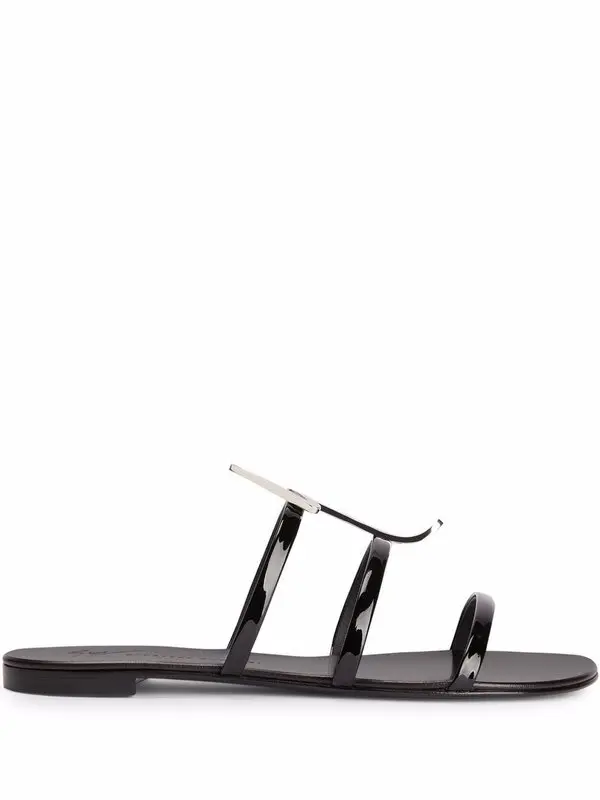 GIUSEPPE ZANOTTI Syrma G-strap Sandals - Black