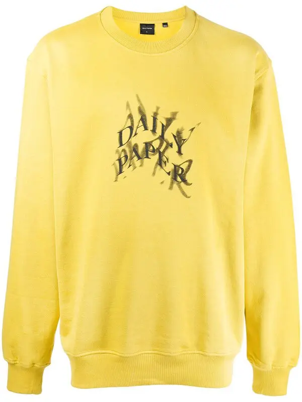 DAILY PAPER Logo-print Cotton Sweatshirt
