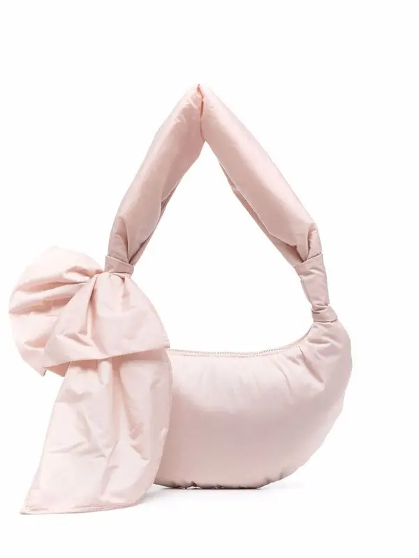 Red Valentino Bow-Embellished Padded Tote Bag - Pink  display picture 2