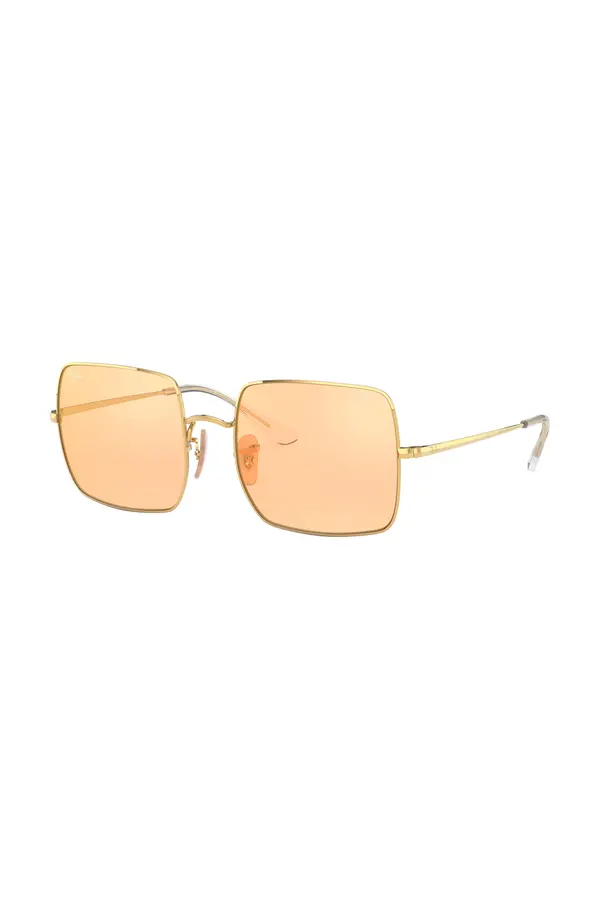 RayBan RB1971 Square Sunglasses in Gold Frame & Orange Photochromic Lenses Ray-Ban Rb1971 Classic Metal Square Sunglasses - Walmart.com main image 4