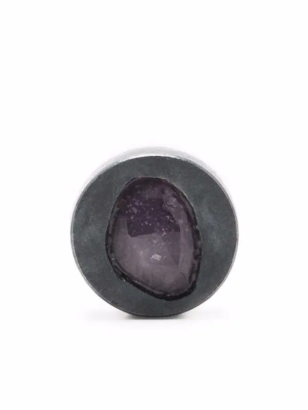 PARTS OF FOUR Ruby Stud Earring - Grey