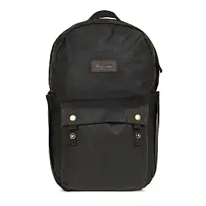 Barbour Waxed Cotton Explorer Backpack Olive Editorialist