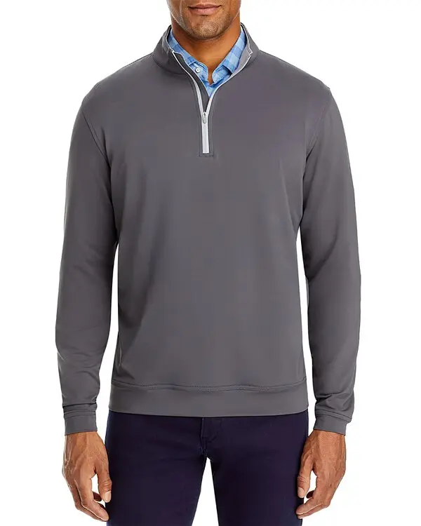 Peter Millar Crown Sport Perth Loop Pullover - Iron