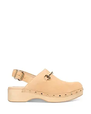 Buy Sam Edelman Hilda Studded Slingback Clogs - Seasame Suede At 40% ...